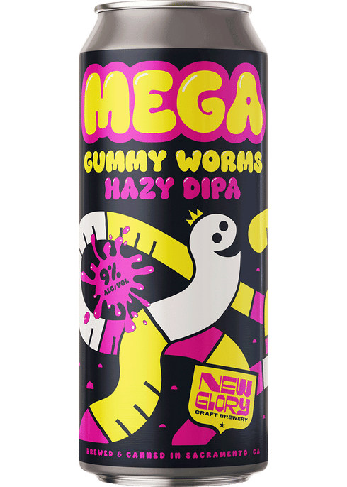 New Glory Mega Gummy Worms | Total Wine & More - 4pk-16oz Cans