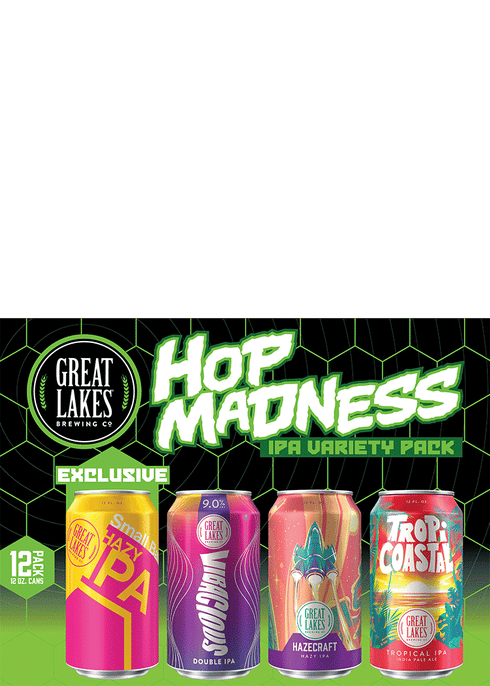 Great Lakes Hop Madness IPA Variety pack | Total Wine & More