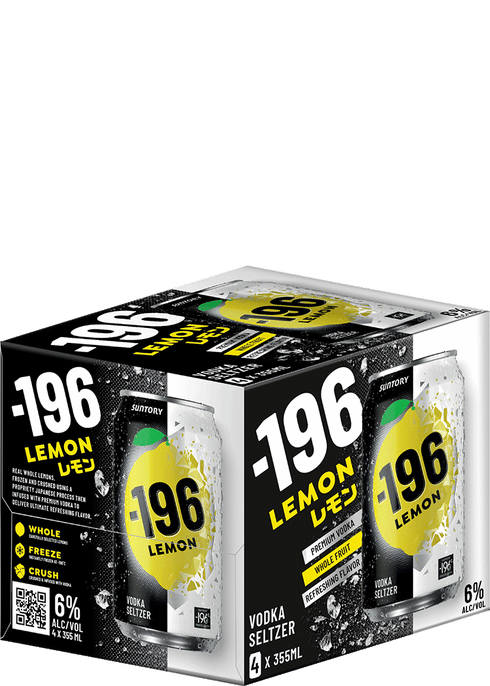 -196 Lemon Vodka Seltzer | Total Wine & More