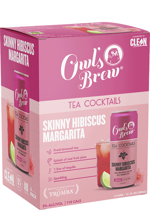 Owl's Brew Skinny Hibiscus Margarita | Total Wine & More