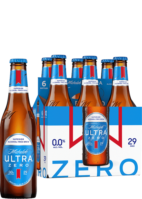 Michelob ULTRA Zero Non-Alcoholic American Lager Beer | Total Wine & More
