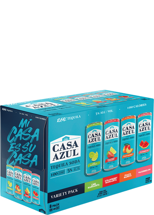 Casa Azul Tequila Soda Variety Pack | Total Wine & More