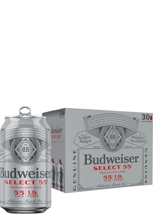 Budweiser Select 55 American Lager Beer | Total Wine & More