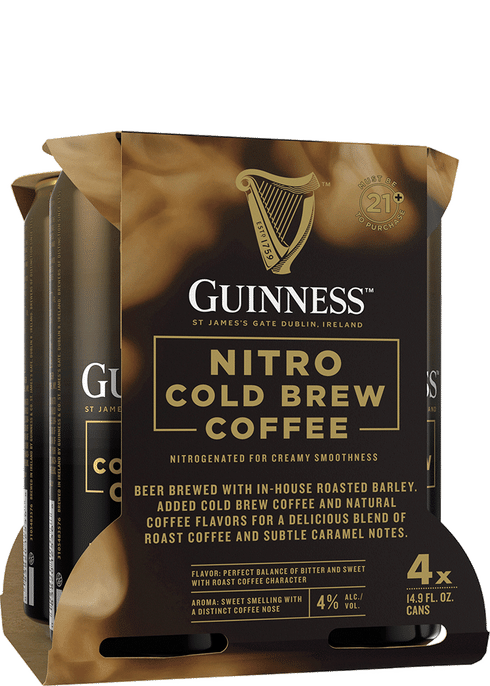 Guinness Nitro Cold Brew Coffee Stout | Total Wine & More