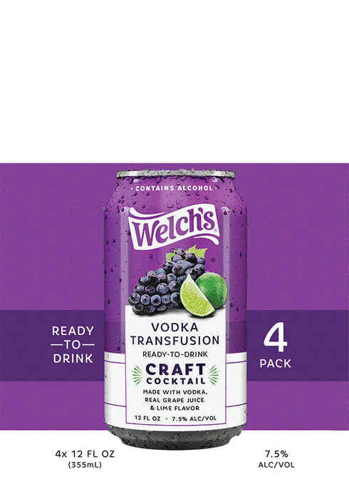 Welch's Craft Cocktails Vodka Transfusion | Total Wine & More