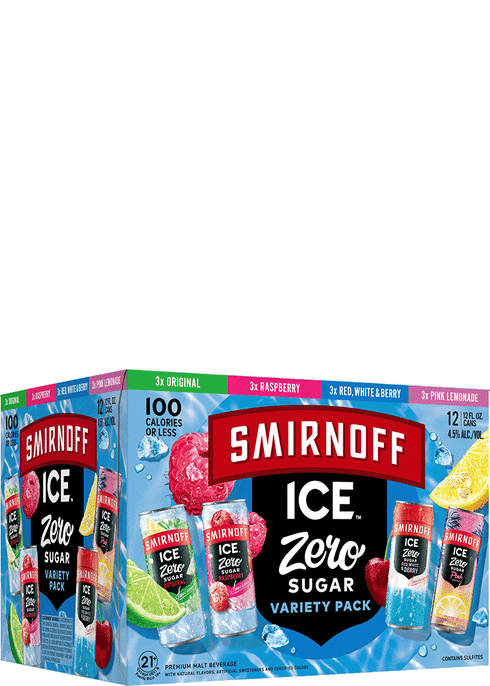 Smirnoff Ice Zero Sugar Variety - Hard Beverage | Total Wine & More