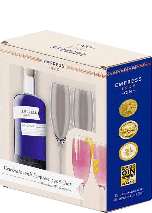 Empress 1908 Indigo w/ Two Glass Gin | Total Wine & More