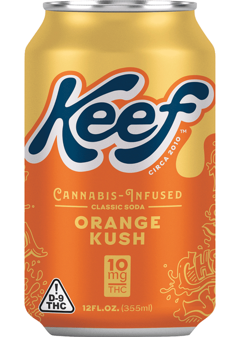 Keef THC 10mg Classic Soda Orange Kush | Total Wine & More