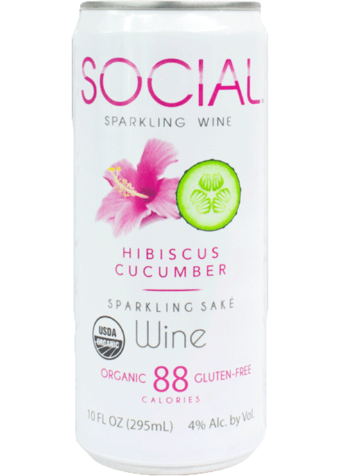 SOCIAL Hibiscus Cucumber Sparkling Wine | Total Wine & More