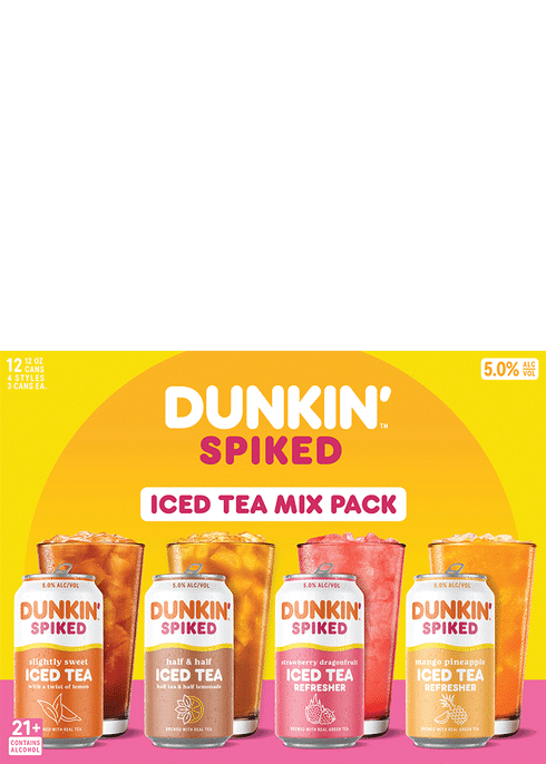 Dunkin Spiked Iced Tea Mix Pack | Total Wine & More