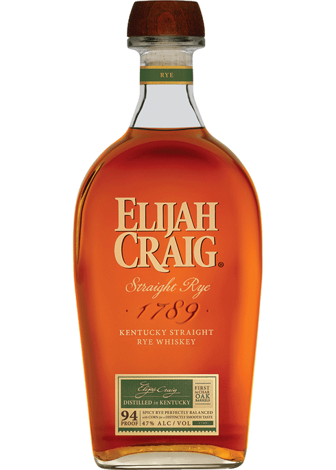 Elijah Craig Straight Rye | Total Wine & More