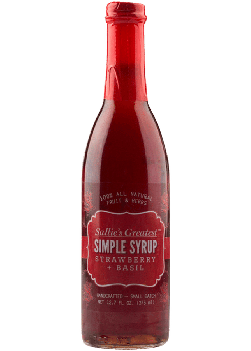 Sallie's Greatest Strawberry & Basil Simple Syrup | Total Wine & More