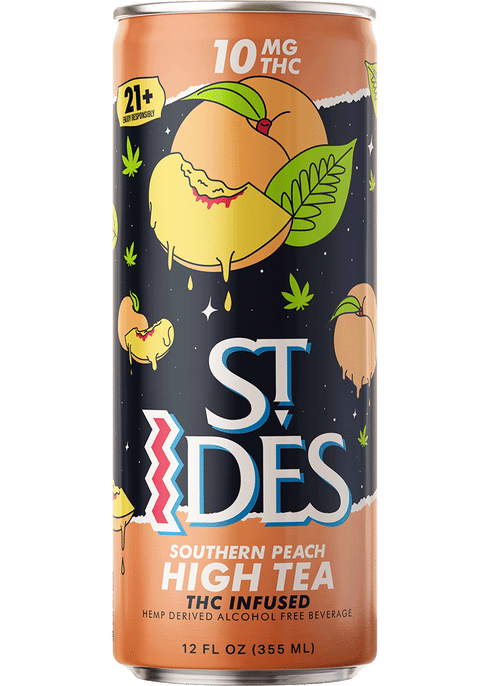St Ides 10mg THC High Tea Peach | Total Wine & More