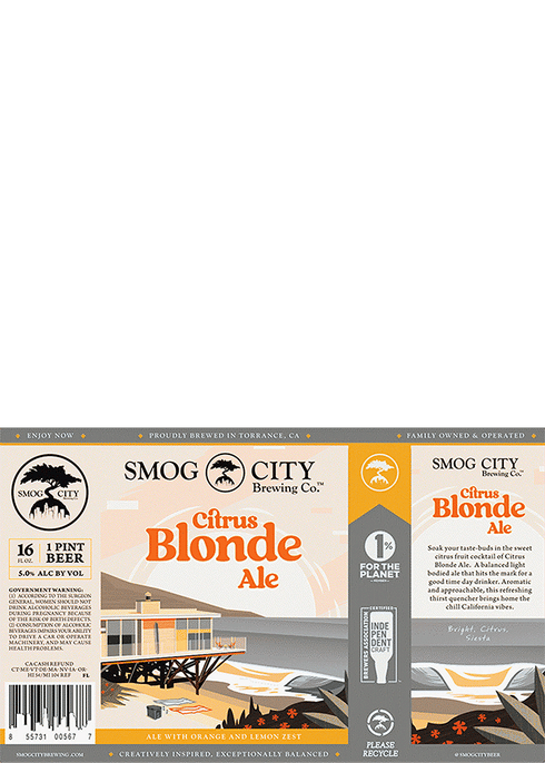 Smog City Citrus Blonde Ale | Total Wine & More
