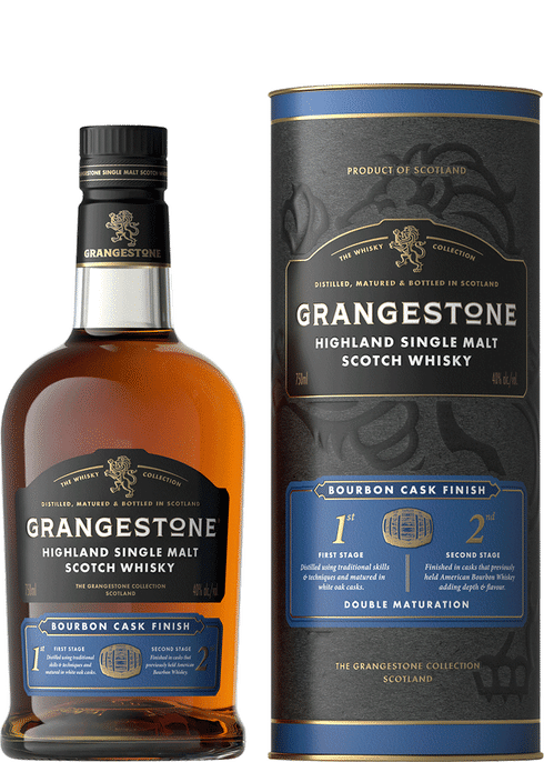 Grangestone Bourbon Cask Finish Single Malt Scotch Whisky | Total Wine ...