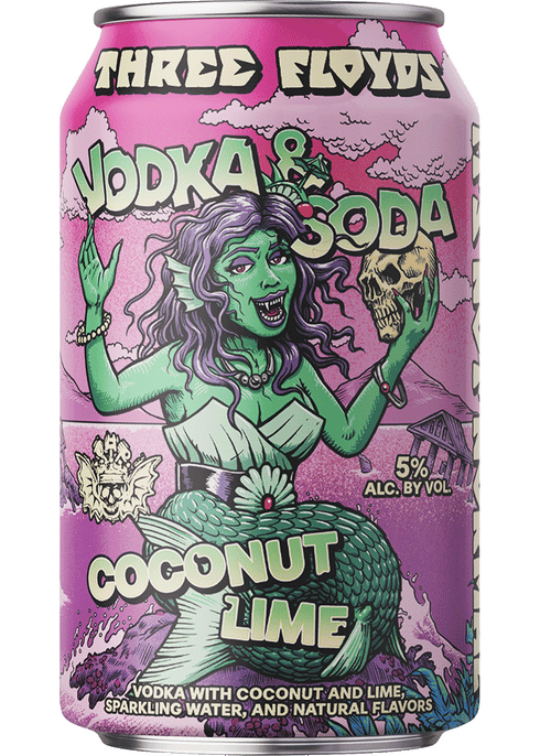 3 Floyds Coconut Lime Vodka Soda | Total Wine & More