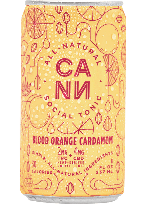 CANN THC 2mg Blood Orange Cardamom | Total Wine & More