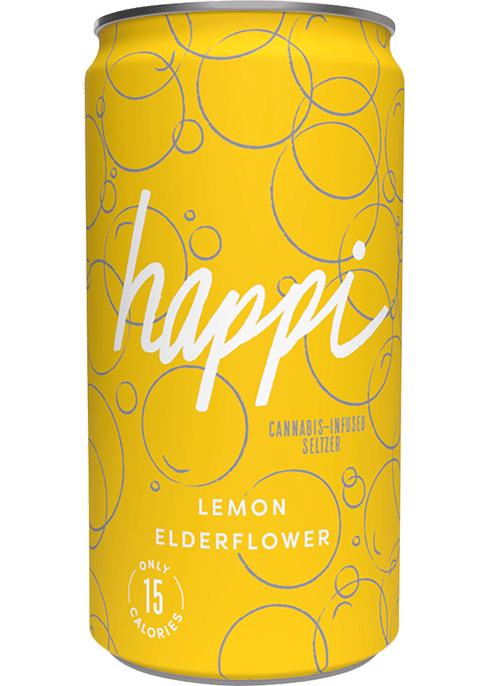 Happi THC 2mg Lemon Elderflower | Total Wine & More