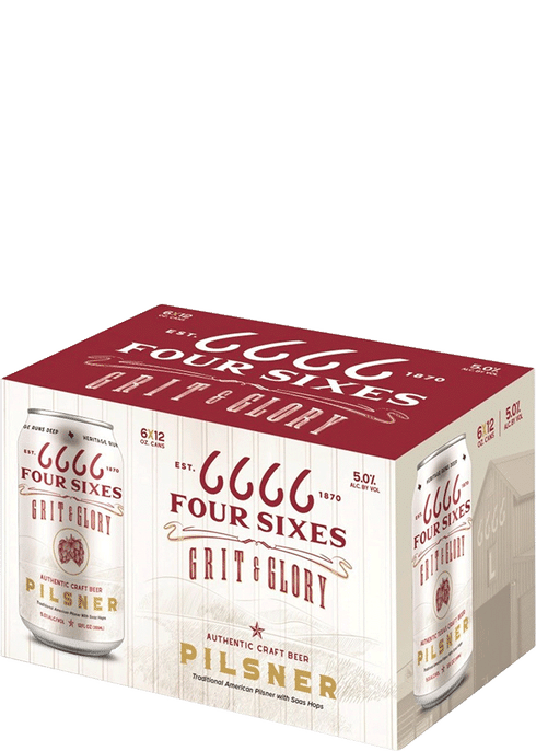 Four Sixes Grit & Glory Pilsner | Total Wine & More
