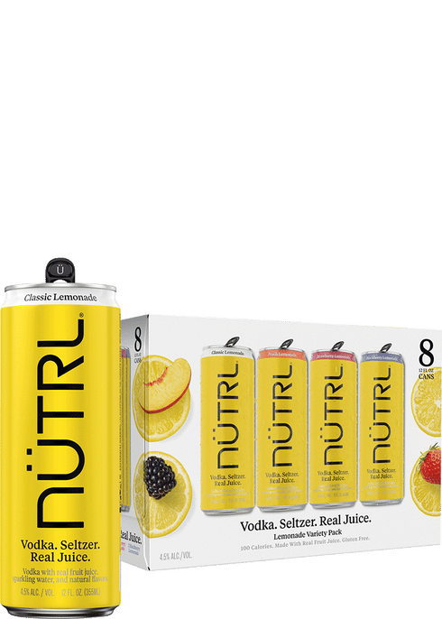 NUTRL Lemonade Variety Pack - Vodka Seltzer | Total Wine & More