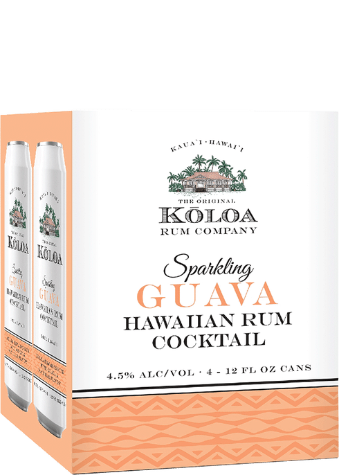 Koloa Sparkling Guava Hawaiian Rum Cocktail | Total Wine & More