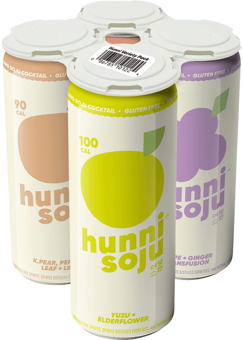 DNU Hunni Sparkling Soju Variety Pack | Total Wine & More