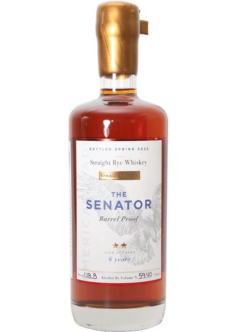 Proof & Wood The Senator 6 Year Rye Barrel Proof Barrel Select | Total ...