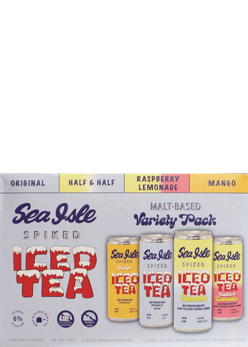 Sea Isle Spiked Iced Tea Malt Variety Pack | Total Wine & More