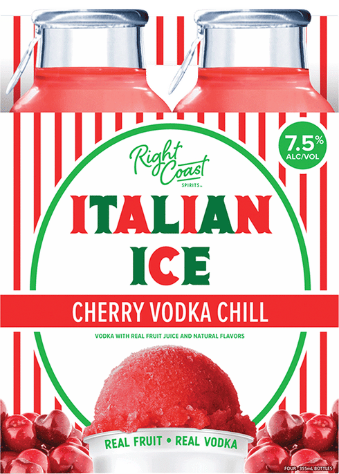Right Coast Italian Ice Cherry Vodka Chill | Total Wine & More