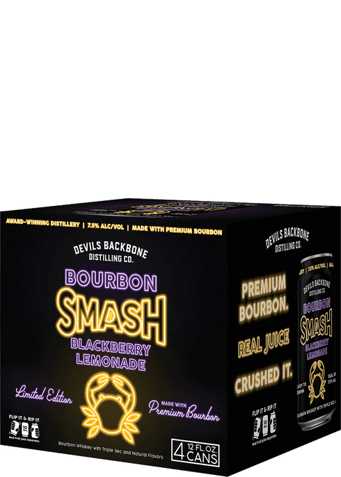 Devils Backbone Bourbon Smash Blackberry Lemonade 7.5% | Total Wine & More