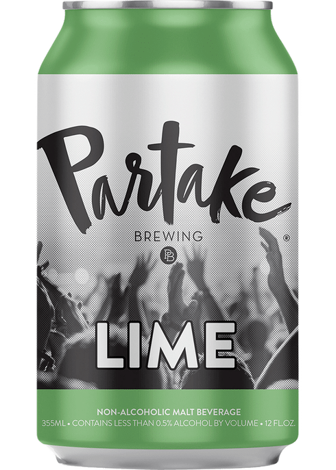 Partake Non-Alcoholic Lime | Total Wine & More - 6pk-12oz Cans