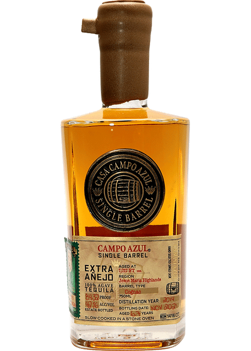 Campo Azul Cognac Cask Matured Extra Anejo Tequila Barrel Select ... Campo Azul Cognac Cask Matured Extra Anejo Tequila Barrel Select ...