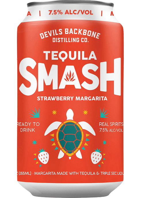 Devils Backbone Tequila Smash Strawberry Margarita 7.5 | Total Wine ...