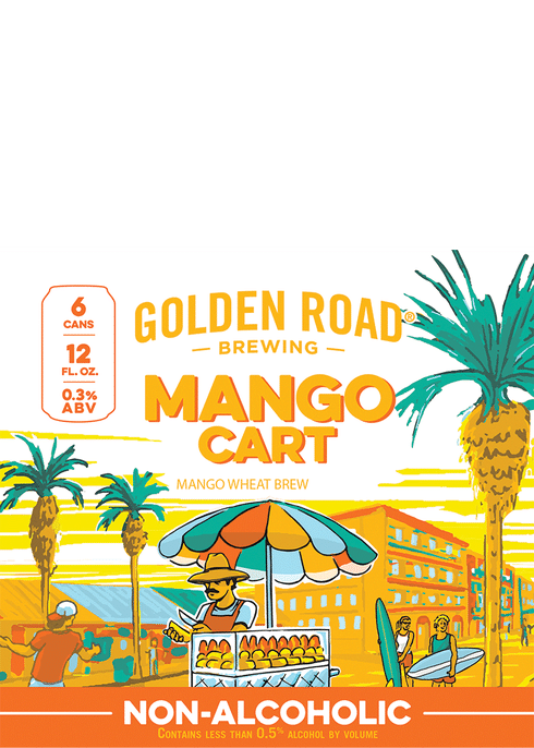 Golden Road Mango Cart Non-Alcoholic | Total Wine & More