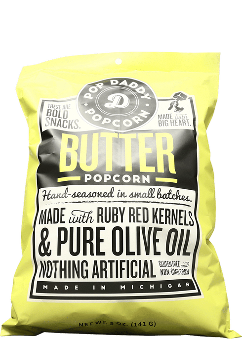 Pop Daddy Popcorn Natural Butter | Total Wine & More