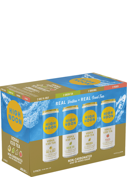 High Noon Vodka Hard Iced Tea Lake Variety Pack | Total Wine & More