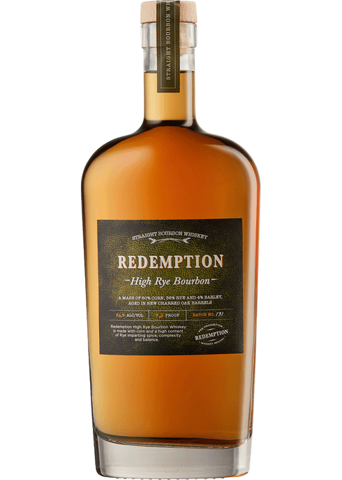 Redemption High Rye Bourbon | Total Wine & More
