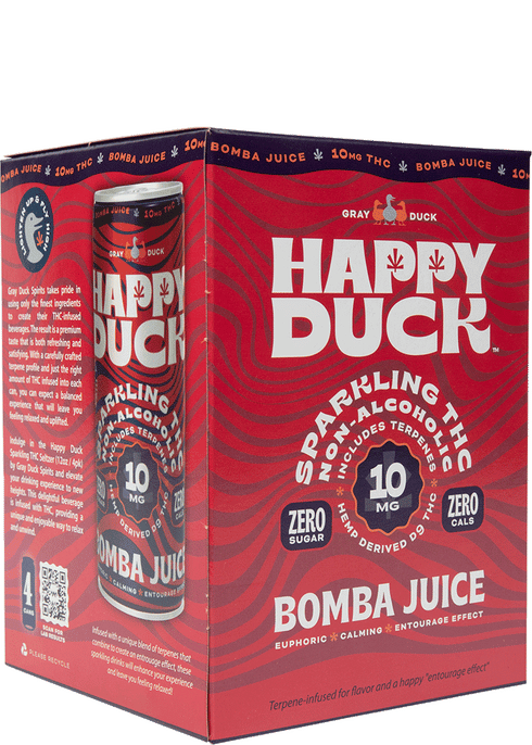 Happy Duck THC 10mg Bomba Juice | Total Wine & More