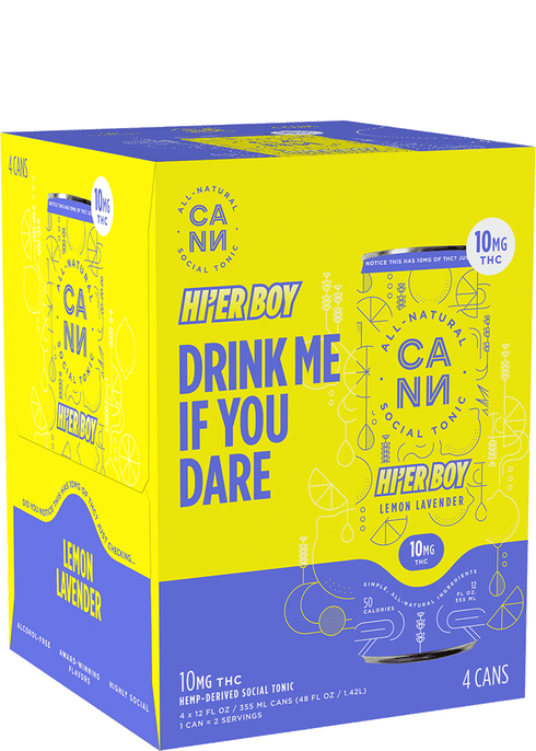 Cann HI'ER BOY THC 10mg Lemon Lavender | Total Wine & More