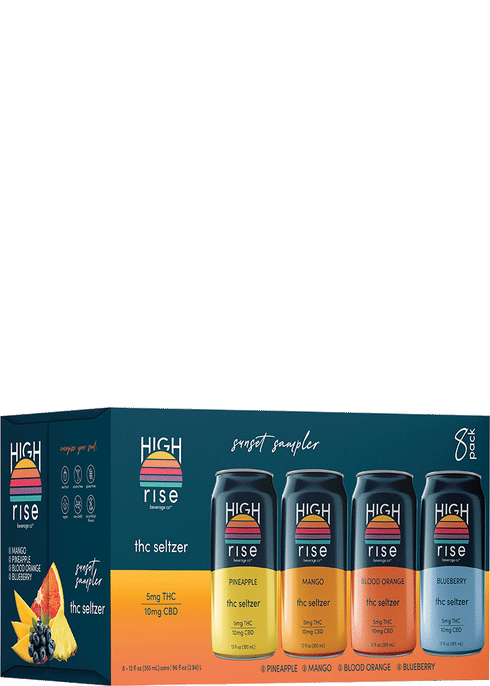 High Rise THC 5mg Sunset Sampler | Total Wine & More