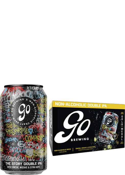 Go Brewing Non-Alcoholic The Story Double IPA | Total Wine & More