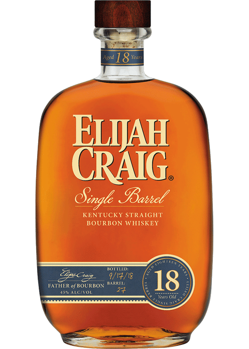 Elijah Craig 18 Year Bourbon | Total Wine & More