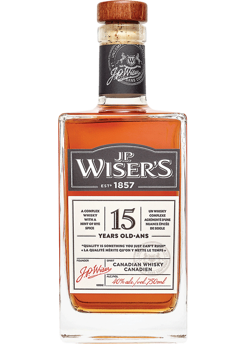 JP Wiser's 15 Yearr Canadian Whisky | Total Wine & More