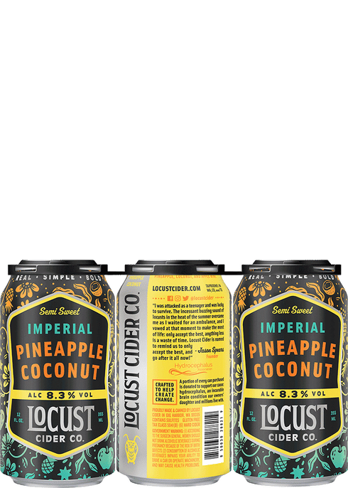 Locust Cider Imperial Pineapple Coconut | Total Wine & More