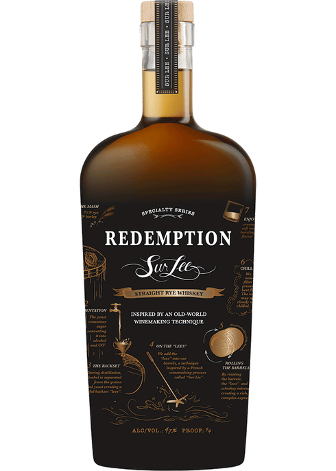Redemption Sur Lee Straight Rye Whiskey | Total Wine & More