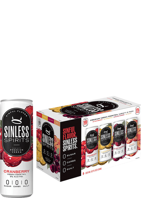 Sinless Spirits Variety Vodka Cocktail | Total Wine & More