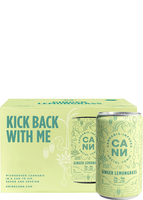 Cann THC 2mg Ginger Lemongrass | Total Wine & More