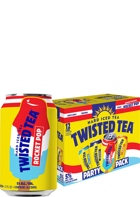 Twisted Tea Rocket Pop Party Pack | Total Wine & More