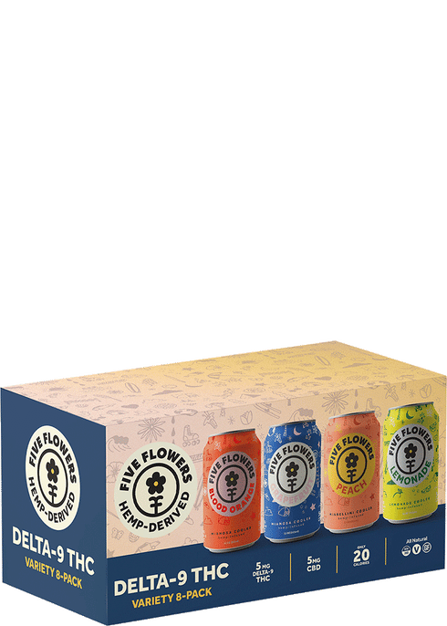 Five Flowers THC 5mg Variety Pack | Total Wine & More