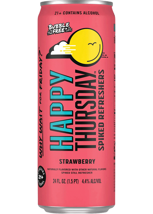 Happy Thursday Strawberry Spiked Refresher | Total Wine & More